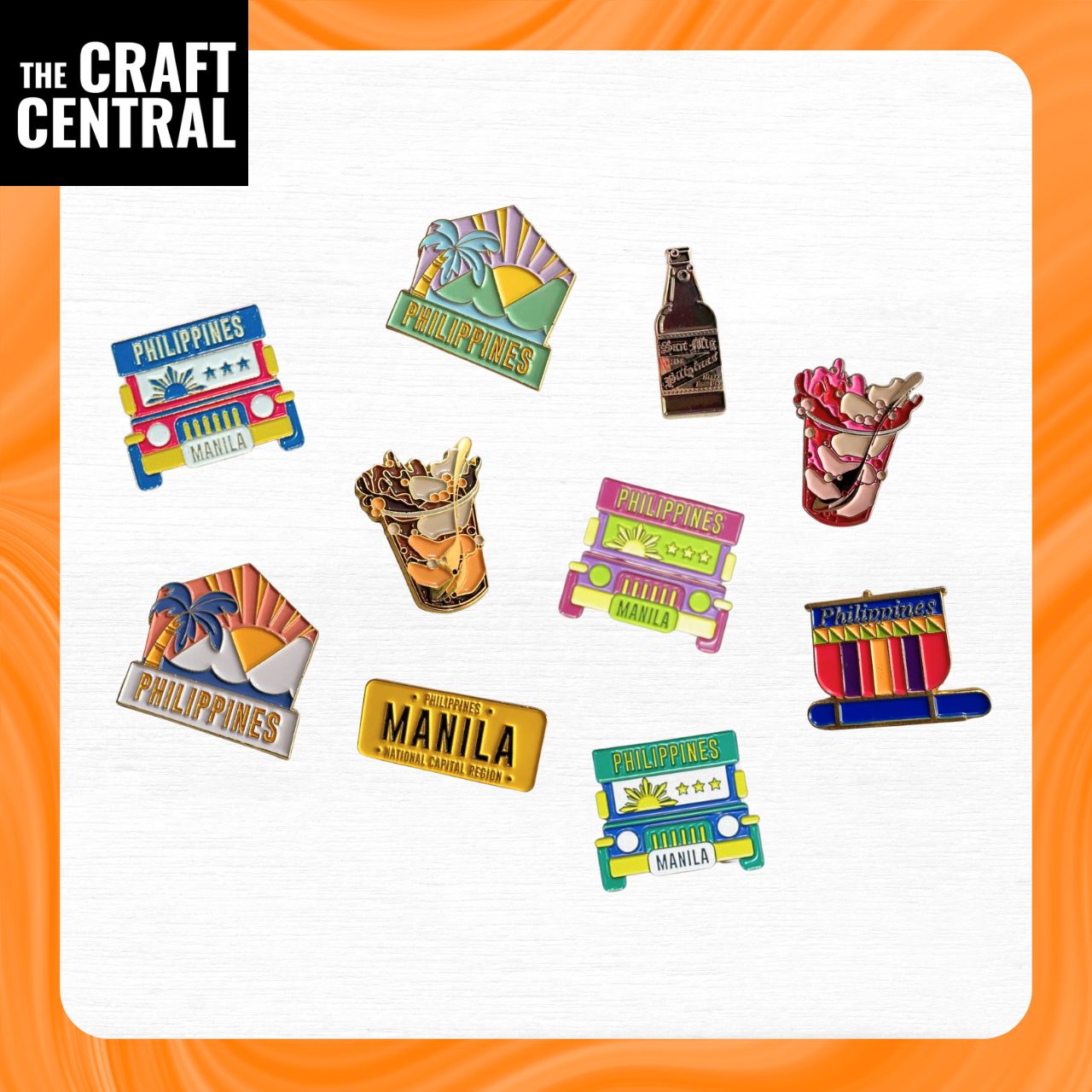 Philippines Enamel Pins – The Craft Central