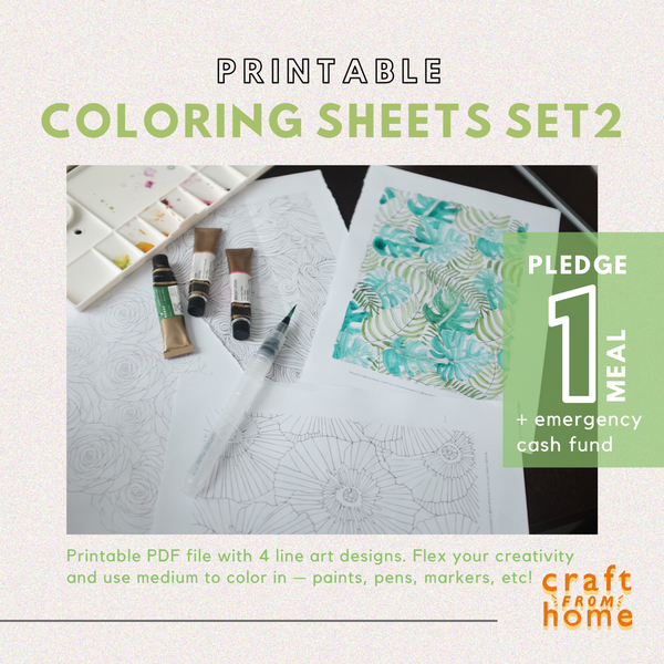TCC Coloring Sheets Set2: Pattern | The Craft Central