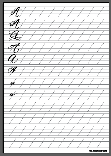 TCC Alphabet Scribble Pad Printable | The Craft Central