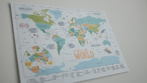 INK World Map Printable A2 | The Craft Central